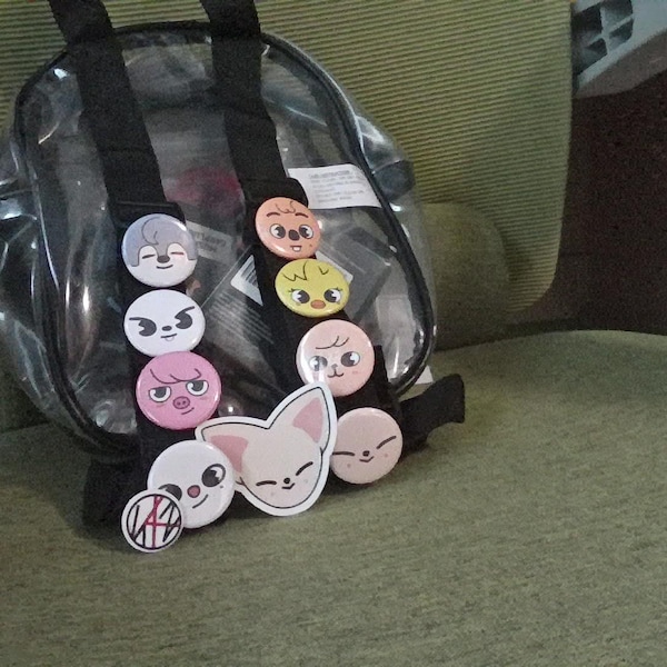 Stray Kids Skzoo Button Pin Packs, Fun Personality Flair, SKZ Well ...