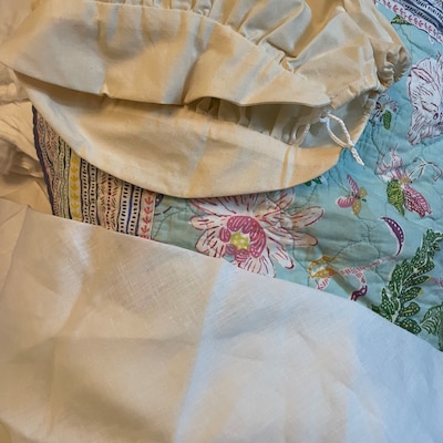 Fine White Linen Large Triangular Kerchief Fichu 18th Century Colonial ...