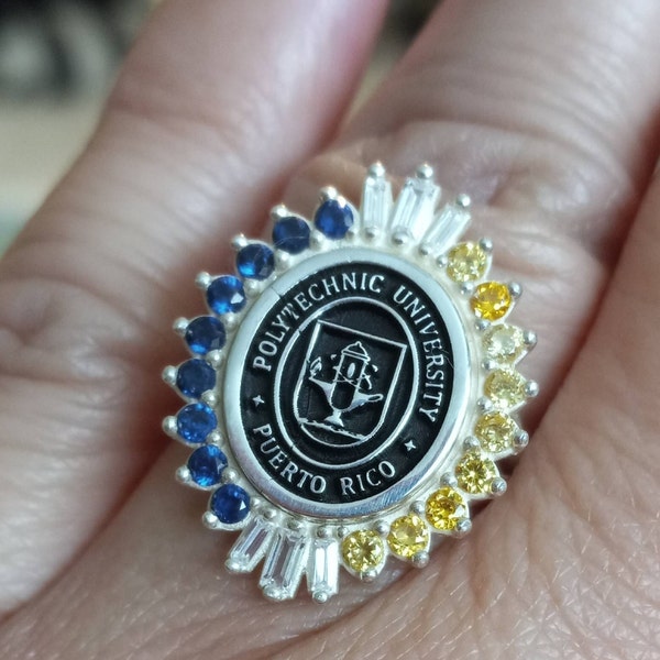 Graduation Ring , Graduation Gift , Personalized Ring , Personalized ...