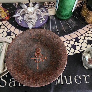 Plate Lucifer Offering Bowl Altar Plate Witchcraft Supplies - Etsy
