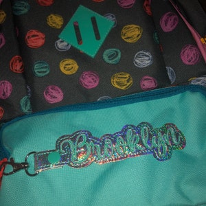 Personalized Name Tag Personalized Name Keychain | Etsy