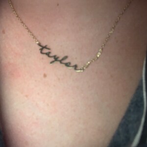 Personalized Signature Necklace Custom Name Necklace - Etsy