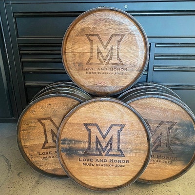 Bourbon Barrel Stave Personalized Office Desk Name Plate Laser - Etsy