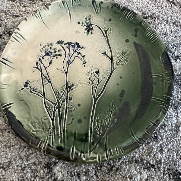 Unique Dinnerware Plates, Ceramic Dinner Plate, Rustic Breakfast Plate ...