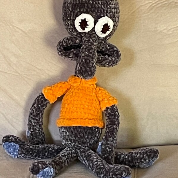 Squidward Crochet Pattern PDF: 15 Inch Amigurumi Plush Doll - Etsy UK