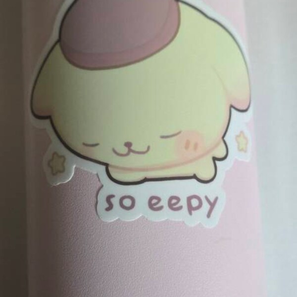 Motivation Green Guy Sticker, You Can Do It Cute Blind Box Vinyl ...