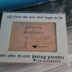 GIFT for daddy dad picture frame gift for dad always your | Etsy