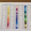180 Colors 1 Page DIY Blank Color Chart /swatch Sheet Digital Download ...