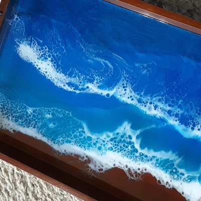 White and Gold Resin Mirror, Super Gorgeous 30 Resin Mirror, Custom ...