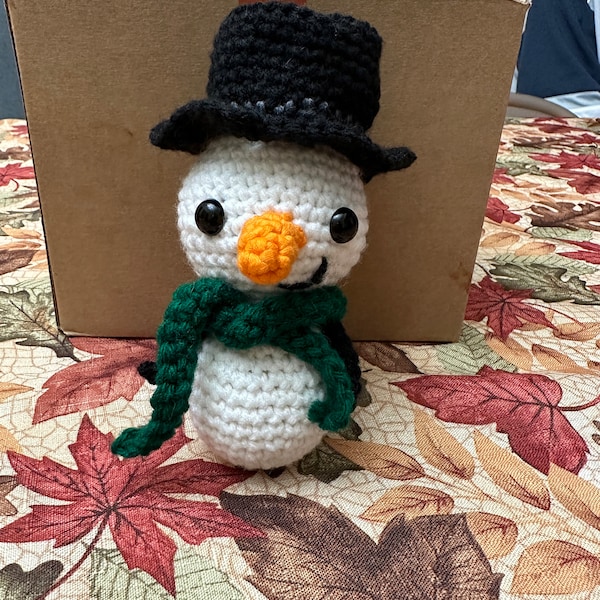 PATTERN: Snowbert the Snowman - Crochet Snowman Pattern - Amigurumi ...
