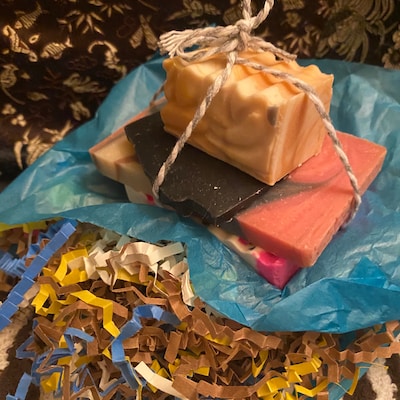 Soap Sample Pack Handmade Soap Variety Stack Mini Soap Bundle Travel ...