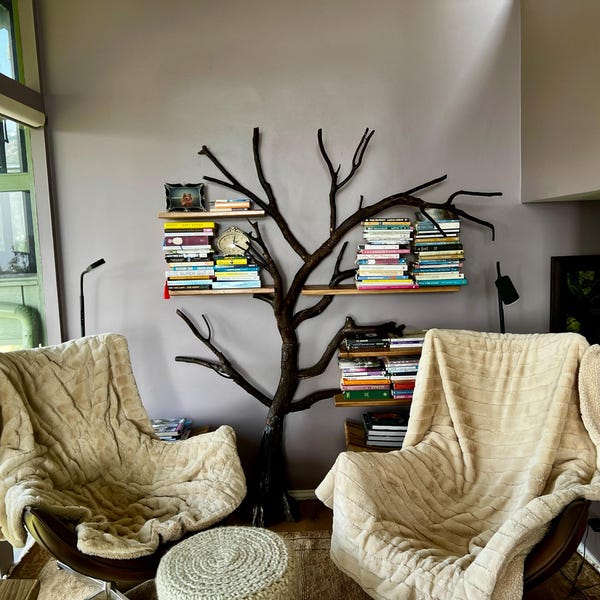 Narrow Floating Live Edge Side Table Accent Table Console Table Entry ...