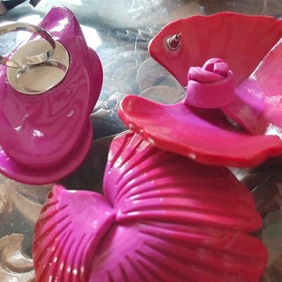 Neon Modern Ring, Original Geometric Jewelry, Cocktail Ring, Oversized ...