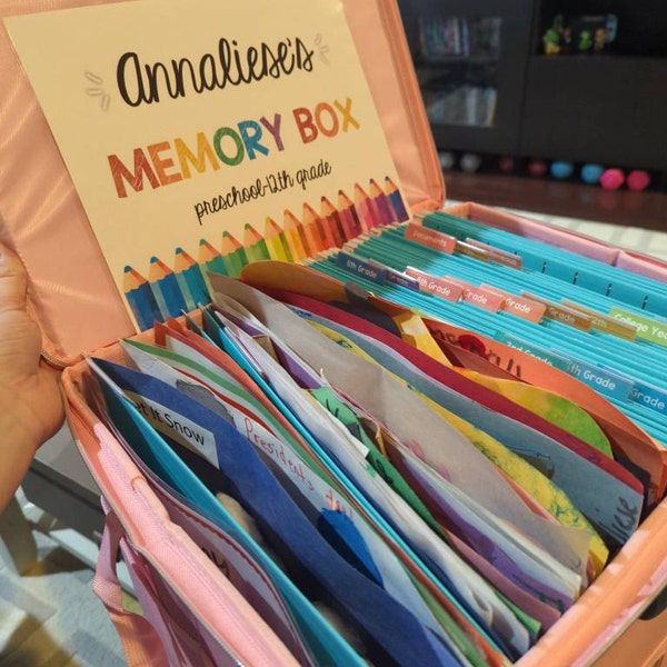 Kids Keepsake Journal, EDITABLE School Memory Book, Back to School ...