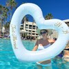 Customized or Personalized Heart Pool Float, Engagement Ring Float ...