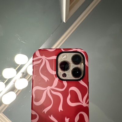 Bicoloured Black & Cream Tough iPhone Case iPhone 15 14 13 12 11 Pro ...