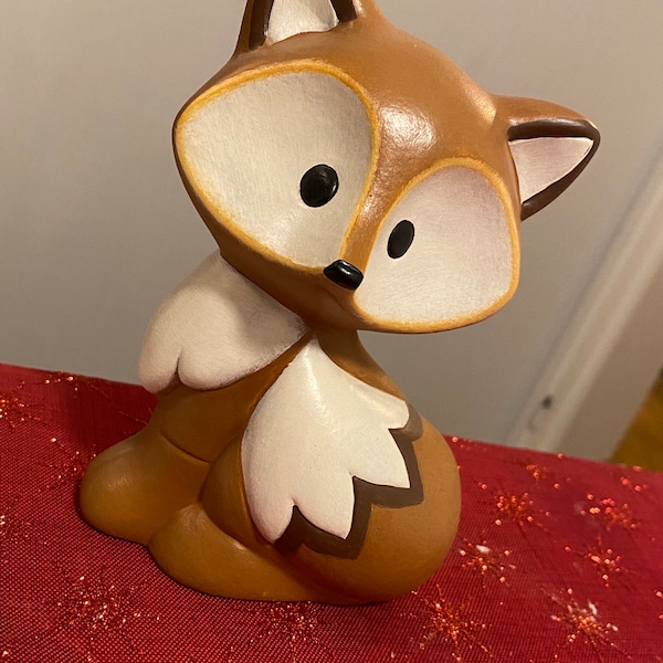 Ceramic Fox Small Size for Fox Sake Fox Home Decor Woodland Animal Fox ...