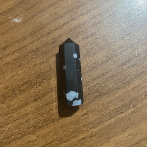 Snowflake Obsidian Small Points Crystal Points - Etsy