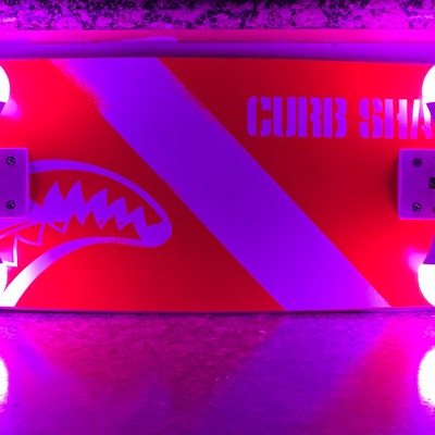 Skateboard Lamp Checkerboard - Etsy