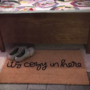 Face Doormat . Welcome Mat . Gift for Her . Coir Mat . Custom Door Mat ...