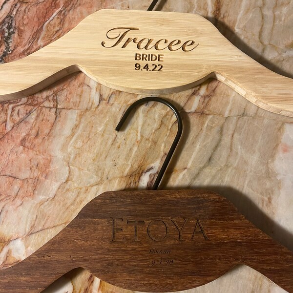 5 Shapes to Choose From | Personalized Wooden Hanger | the Woodwright ...