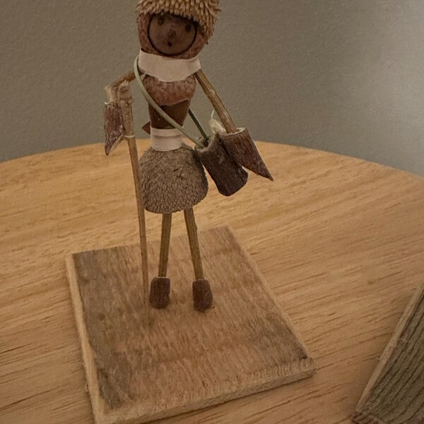 Medieval Scholar Acorn Elf - Nature-inspired Figurine - Etsy