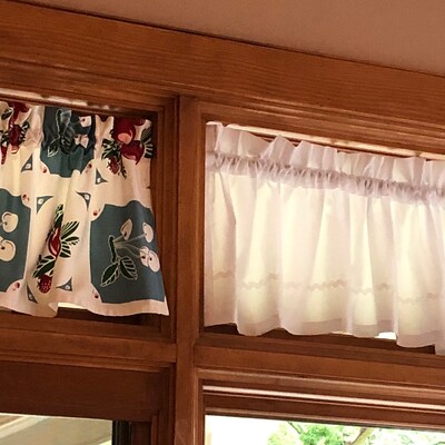 Gingham Ruffled Valance - Etsy