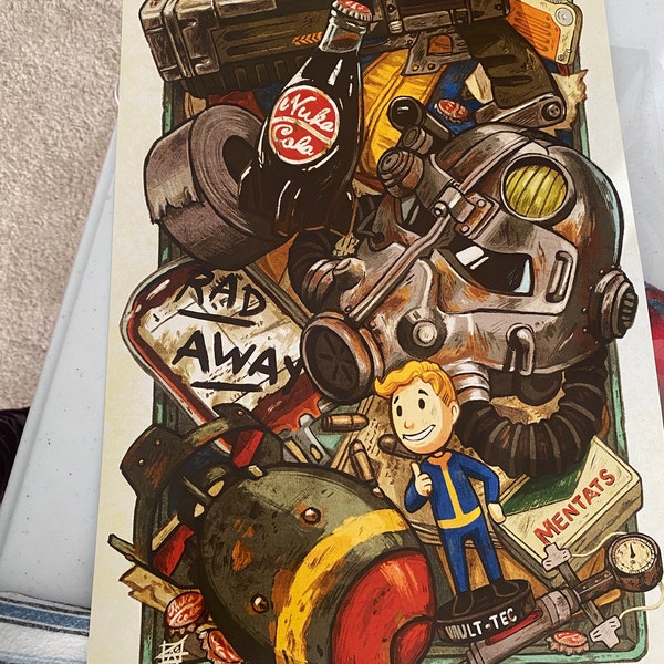 Wasteland Cache - 11x17" Fallout Art Print Poster - Etsy