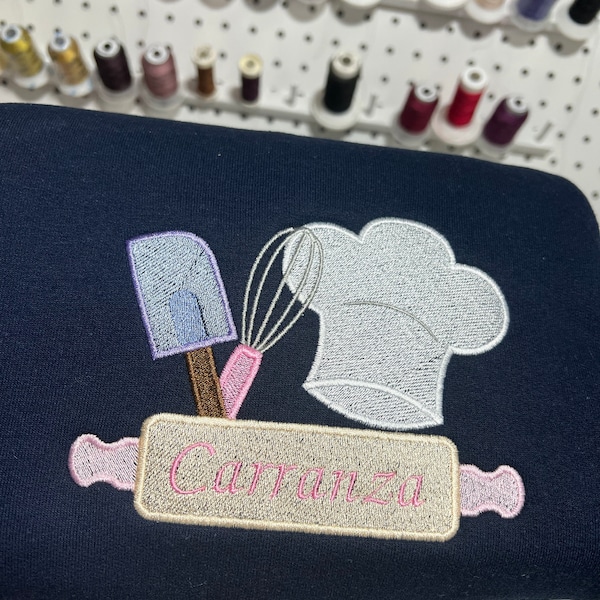 Get Cooking With Kitchen Chef Embroidery Designs - Customizable ...