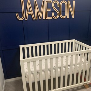 Custom Wood Name Signnursery Girl Boy Over Crib Sign Baby - Etsy