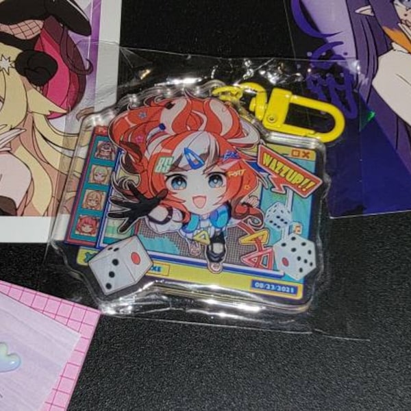 Hololive EN Advent | Fuwawa & Mococo Racing Queens | 3D Foreground Acrylic Keychains - Etsy