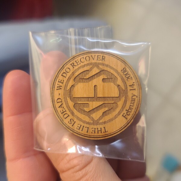 Monogrammed Narcotics Anonymous Medallion, NA Monogram Token ...