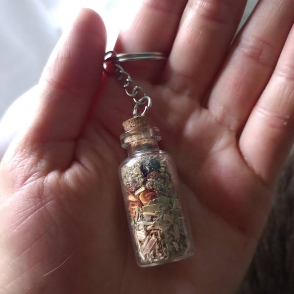 Release & Heal Spell Jar Keychain | Emotional Release | Heart Trauma ...