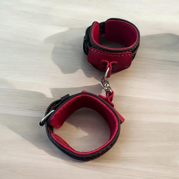 PDF & DXF Leather Handcuffs Pattern - Leather DIY Template - Etsy