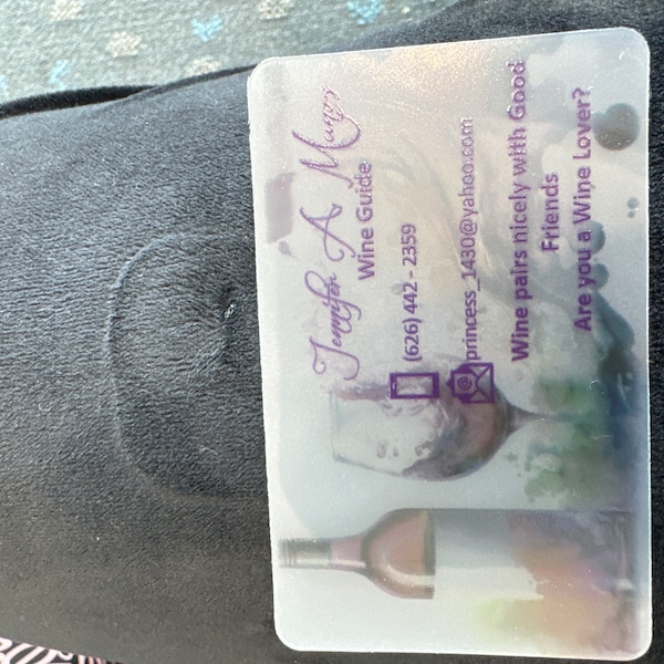 Translucent Business Cards, Matte Plastic Cards, Frosted Plastic ...