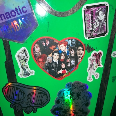 2000s Emo Band Collage Sticker Pop Punk Gerard Black Parade Three ...