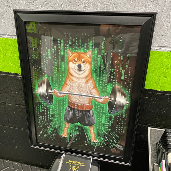 Bison Buffalo Bull as Boxing Champion Boxer MMA - Poster Print, Wall ...