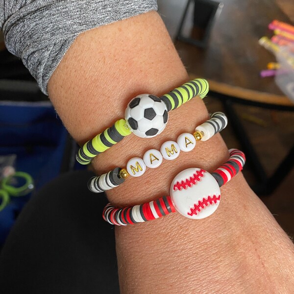 4mm, 6mm Vinyl Heishi Disc Beads, Bright Red, Polymer Clay Beads, Vinyl ...