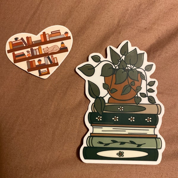 Romance Reader Vinyl Sticker, Book Sticker, Bookish Merch, Bookish ...