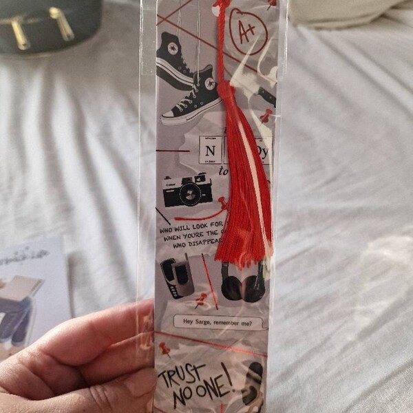 A Good Girls Guide to Murder Red Foiled Bookmark | AGGGTM Bookmark ...
