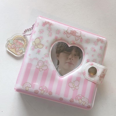 Kawaii Pink Bunny Photo Albums Cute Cartoon Hollow Heart - Etsy