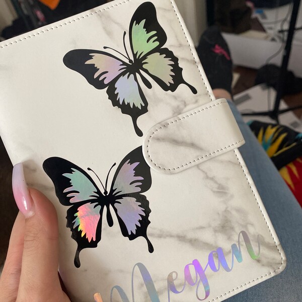 Custom Budget Binder| Cash Envelope System| A6 Binder| Money Wallet ...