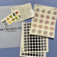 96 Realistic Moon Phase Sticker Lunar Tracking Planner Sticker ...