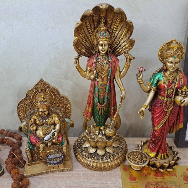 Kuber Statue 18cm Sitting Kuvera Statue, God of Wealth, Kubera Shakti ...