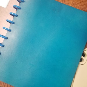 Discbound Leather Planner Cover, Personalized Planner Cover, Classic ...