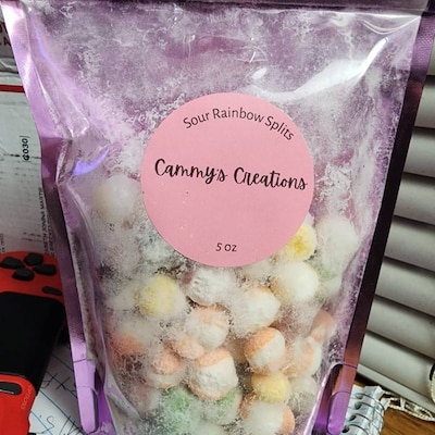 Sour Wildberry Rainbow Splits/ Sour Freeze Dried Candy - Etsy