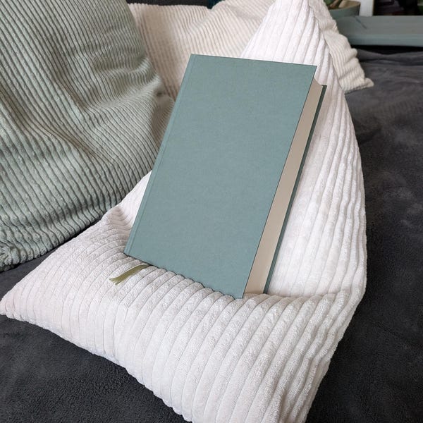 Corduroy Pyramid Pillow: Tablet & Book Stand, Sofa Cushion - Etsy