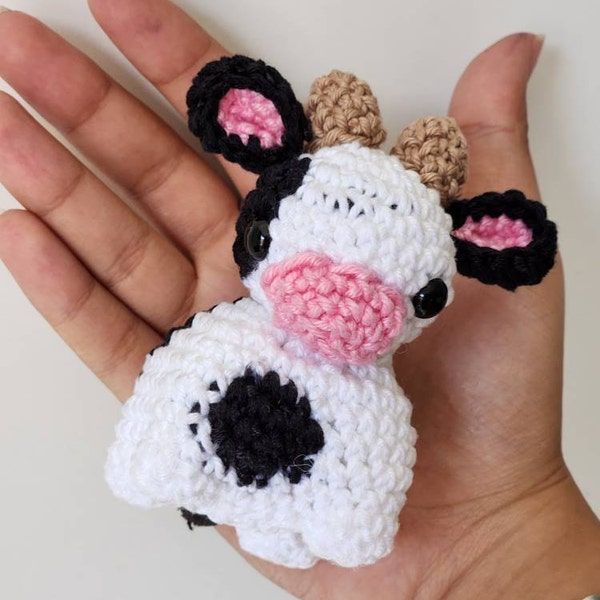Amigurumi Little Cow Crochet Pattern – PDF Tutorial for Cute Handmade ...