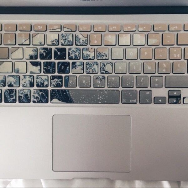 The Great Wave off Kanagaw MacBook Keyboard Cover Laptop Keyboard ...