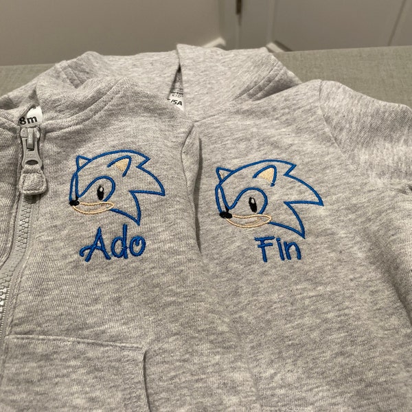SONIC APPLIQUE DESIGN, Blue Hedgehog Machine Applique Embroidery Design ...